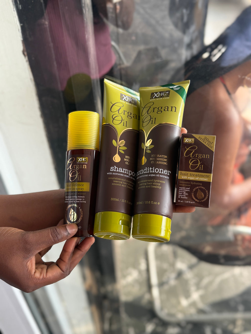 Argan Hair Treatment 4set Shampoo+conditioner – Wigs and Bundles Hub