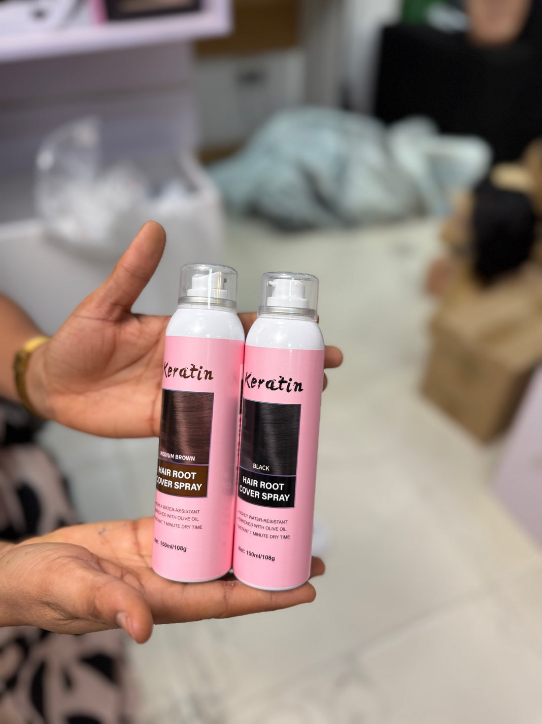 Keratin Hair Root Cover Spray – Wigs and Bundles Hub